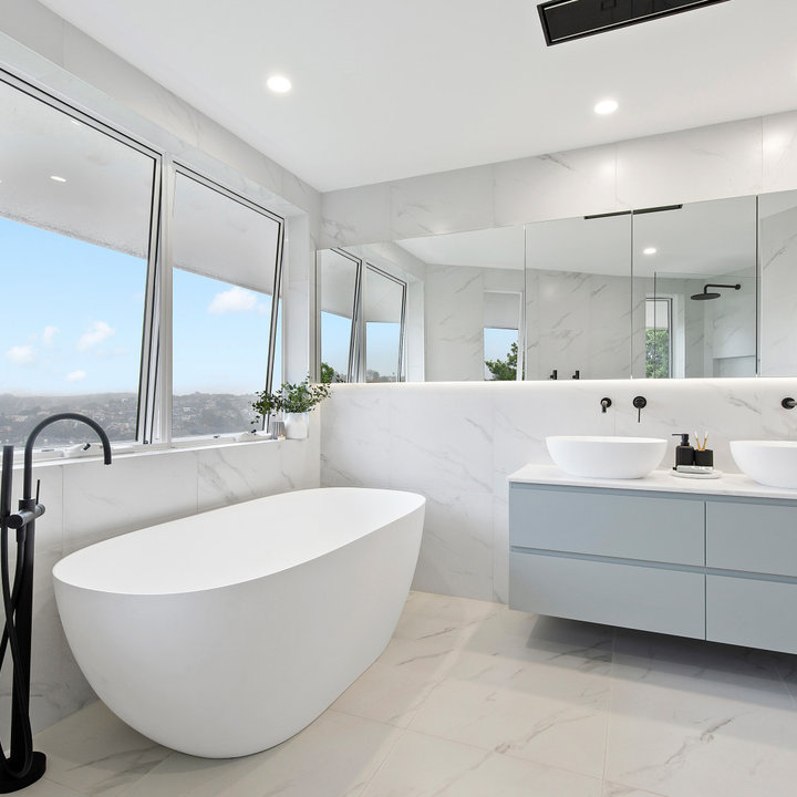 75 Beautiful White Bathroom Ideas & Designs - July 2024 | Houzz AU
