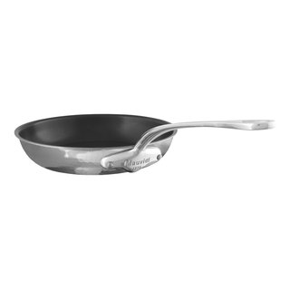 Mauviel M'Elite Nonstick Frying Pan With Cast Stainless Steel Handle, 7 ...