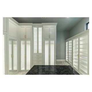 Builder-Grade Closet Makeover - Transitional - Wardrobe - Dallas - by ...