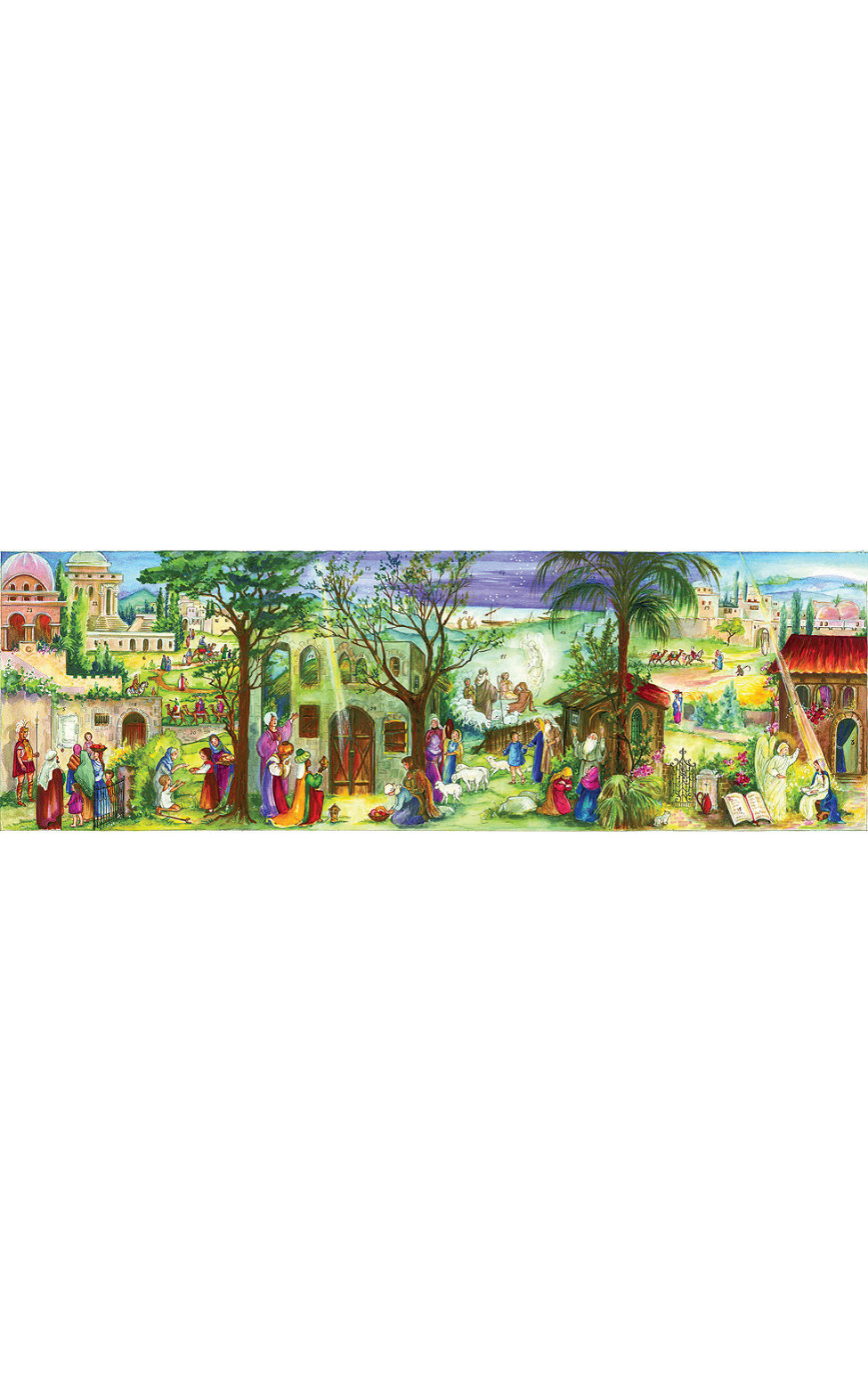 Sellmer Advent- Panorama Scene Of Bethlehem - Contemporary - Prints And ...