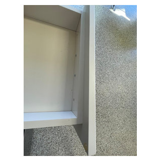 Marthasville Garage Kitchenette Conversion - French Country - Home Bar ...