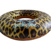35" Inflatable Leopard Print Swimming Pool Inner Tube - Modern - Pool ...