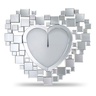 Emma Mason Signature Mill Shane Heart Shaped Clock - Contemporary ...