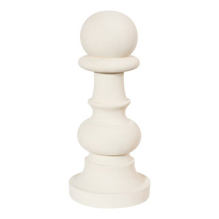 Pawn Chess Sculpture, 17x17x36"h - Traditional - Decorative Objects And ...