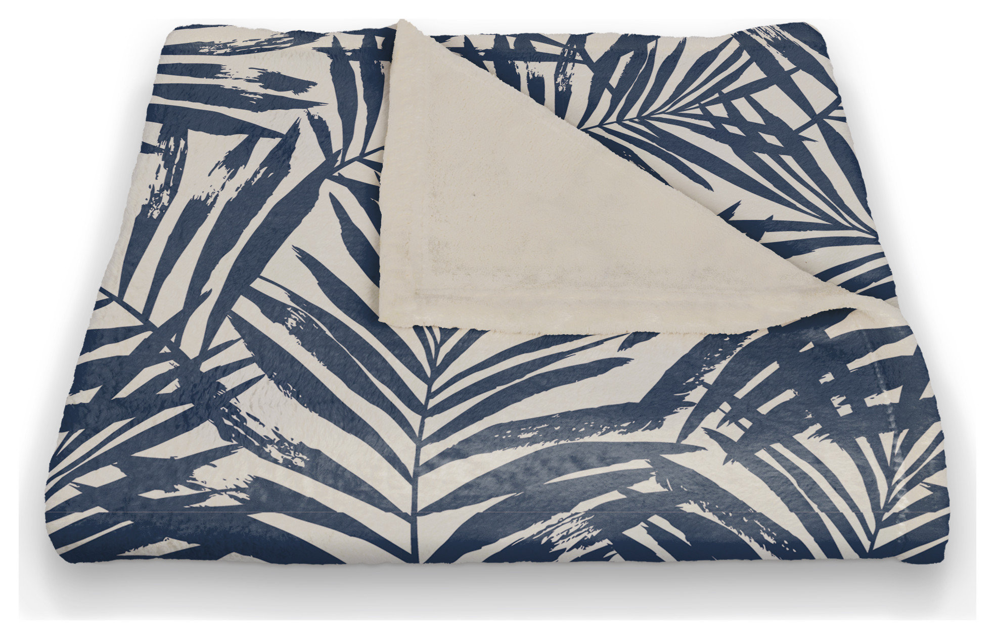 Tropical Leaves Throw Blanket, 50x60 - Tropical - Throws - by Designs ...