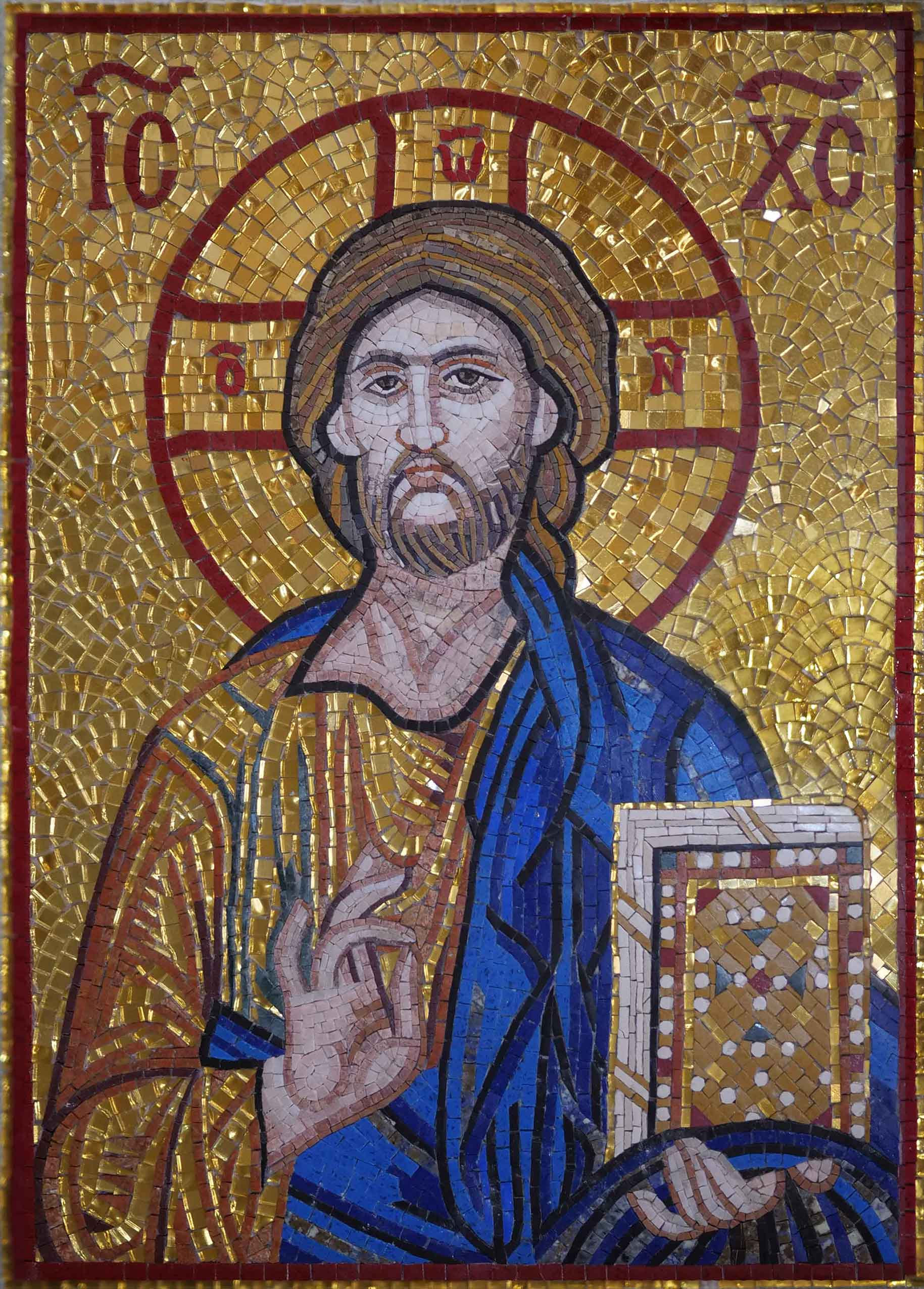 Mosaic Wall Art - Jesus Christ Mural, 30" x 41" - Contemporary - Tile ...