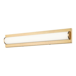 Matteo Lighting S08924AG Vanity Light, Aged Gold Brass Finish ...
