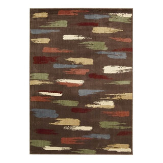Nourison Expressions 191 Chocolate Rug, 2'x2'9", 7'9" x 10'10 ...