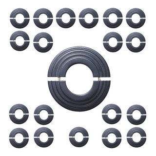Black Radiator Pipe Flanges Aluminum Escutcheon Ring Plate 1.69" ID 3 ...