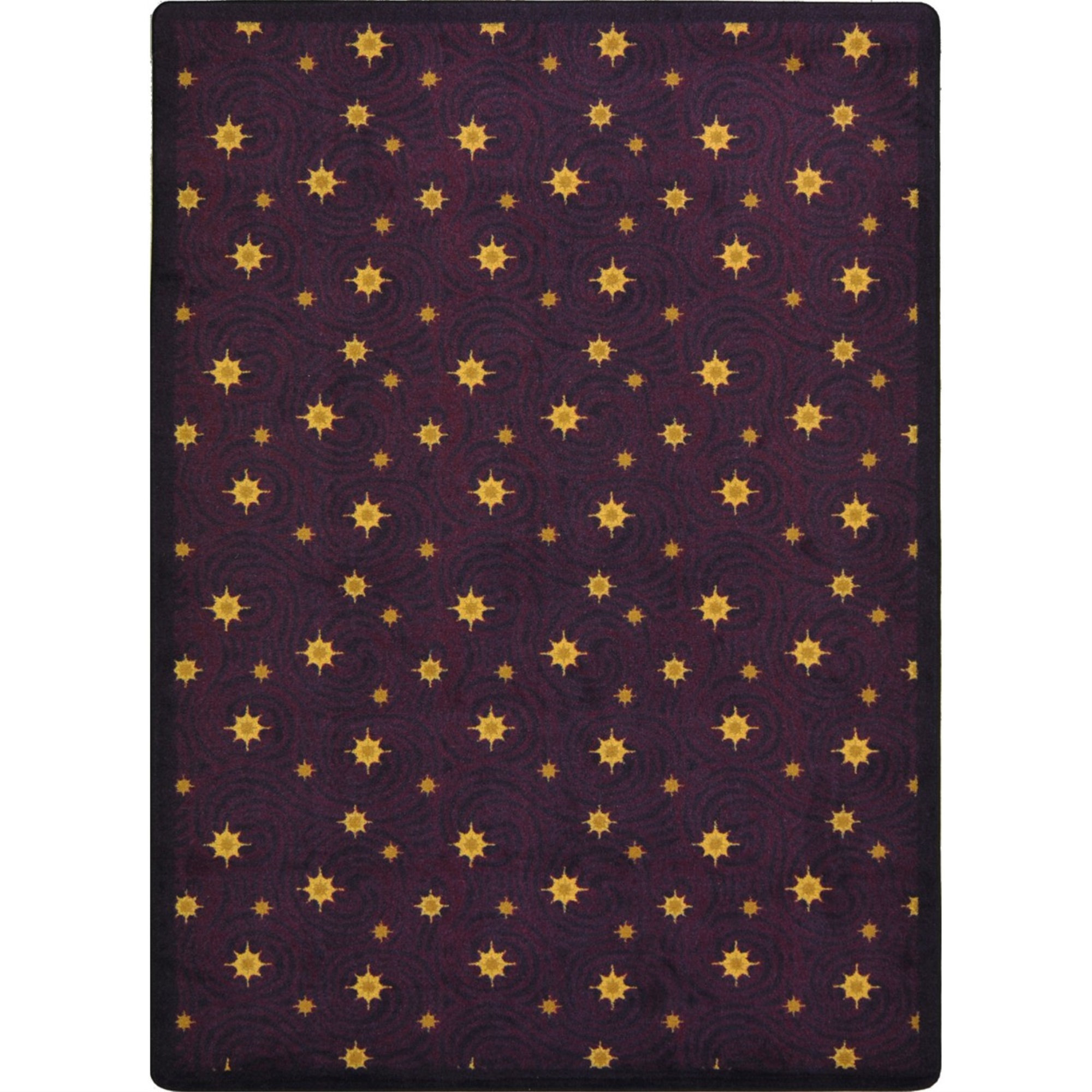 Milky Way 7'8" x 10'9" area rug in color Wine - Contemporary - Kids ...