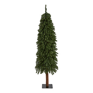 5' Grand Alpine Faux Christmas Tree With 469 Bendable Branches on ...