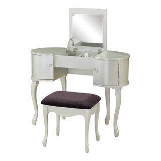 Linon Paloma Vanity Set - Traditional - Bedroom & Makeup Vanities - by ...