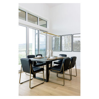 TRAILHEAD NEW BUILD | CUSTOM HOME | KELOWNA - Beach Style - Dining Room ...