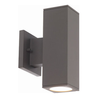 Cubix LED Wall Sconce, Bronze - Modern - Outdoor Wall Lights And ...
