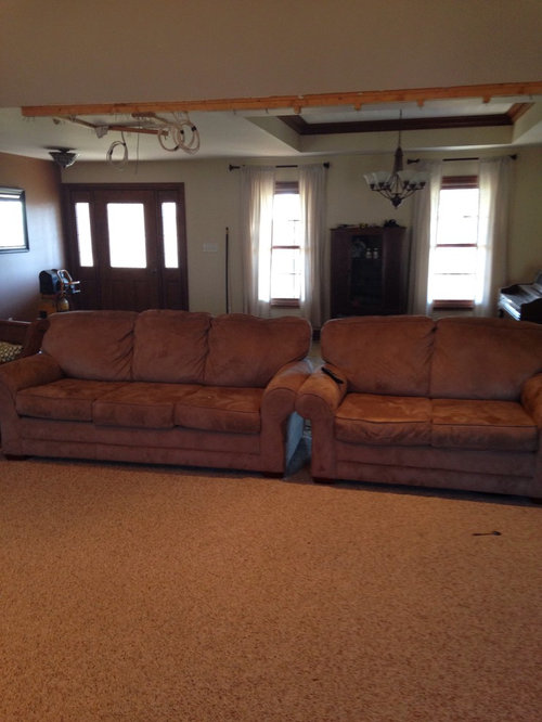 Soffit with columns or leave as is