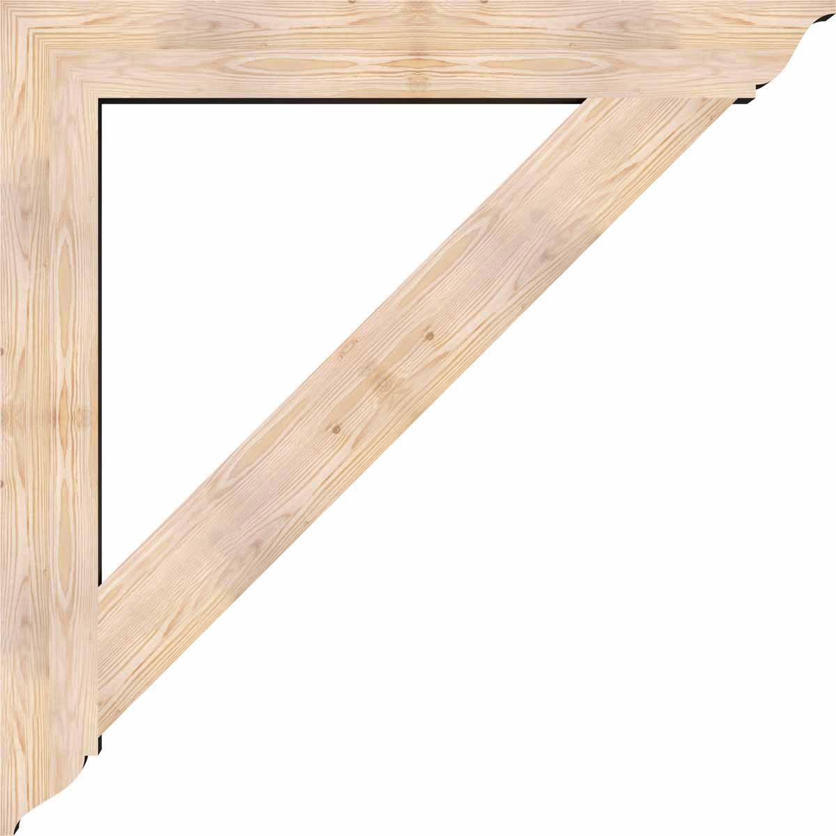 Traditional Traditional Bracket, 48"D x 48"H - Traditional - Corbels ...