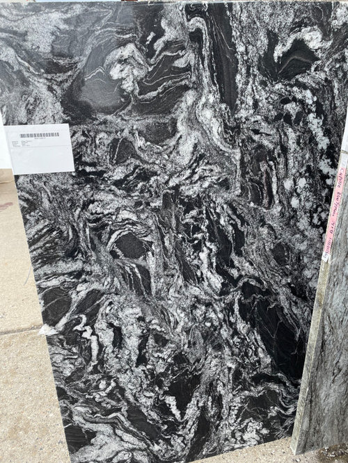 What do you think about this titanium granite as island countertop?