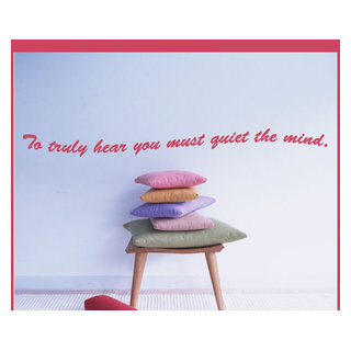 To truly hear Vinyl Wall Decal classroomquotes27, 23 in. - Contemporary ...