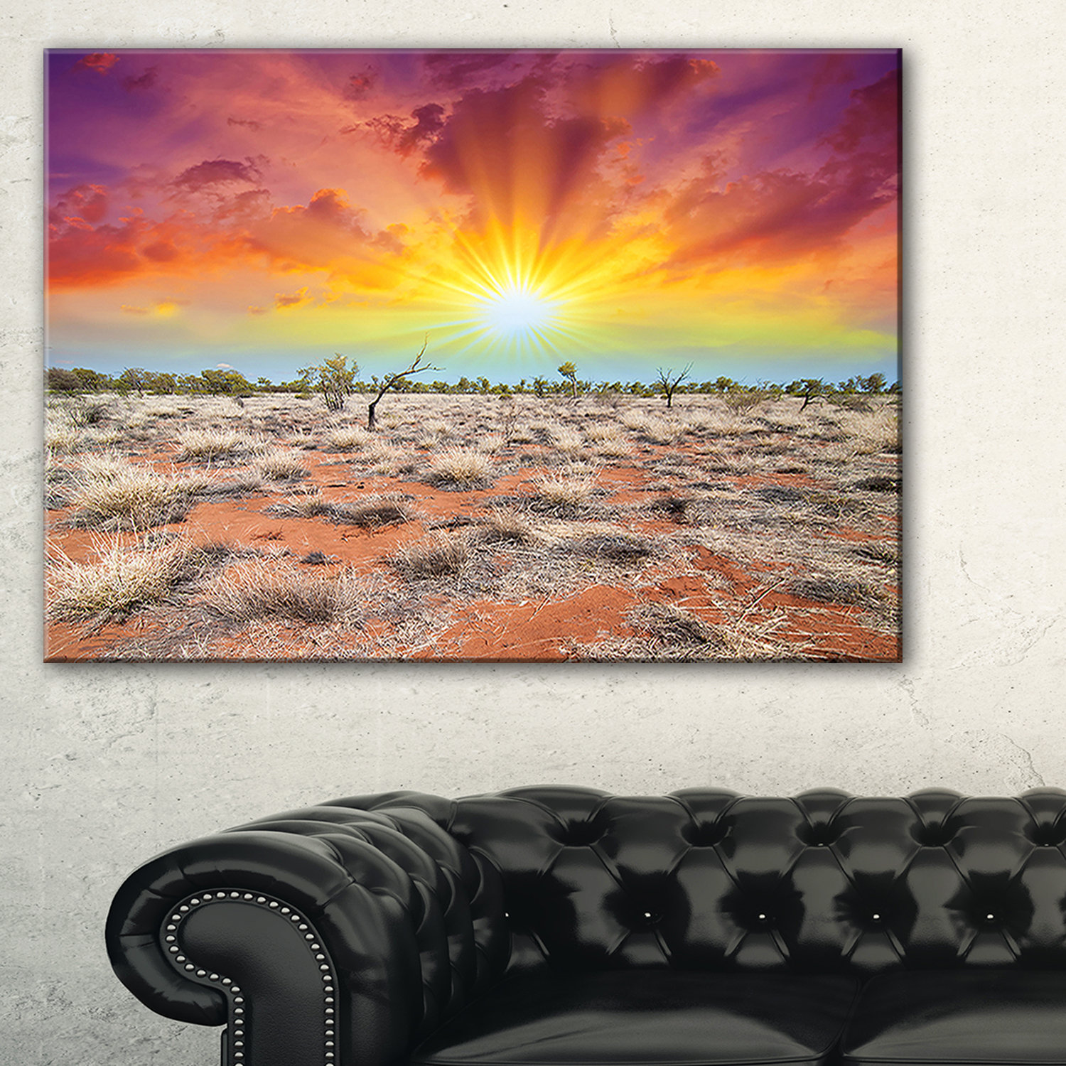 "Beautiful Colors of Earth" Landscape Photo Canvas Print, 40"x20 ...