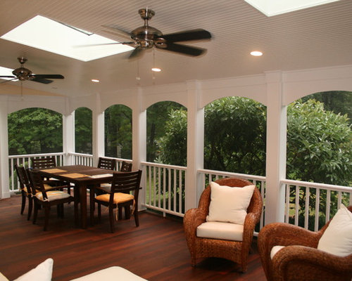Arched Roof Front Porch