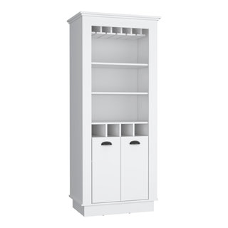 Juniper Kitchen Island -Kitchen -White/Onyx - Transitional - Kitchen ...