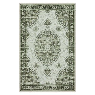 Mohawk Home Victoria Cream 5' x 8' Area Rug, 5' x 8' - Contemporary ...