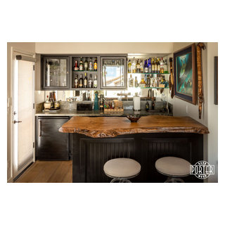 Countertop - Live Edge Slab Bar Top - Silvetti Bar - Tropical - Home ...