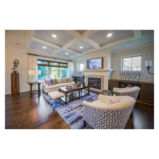 Woodleaf Reserve - Transitional - Living Room - Milwaukee - by HOMES BY ...