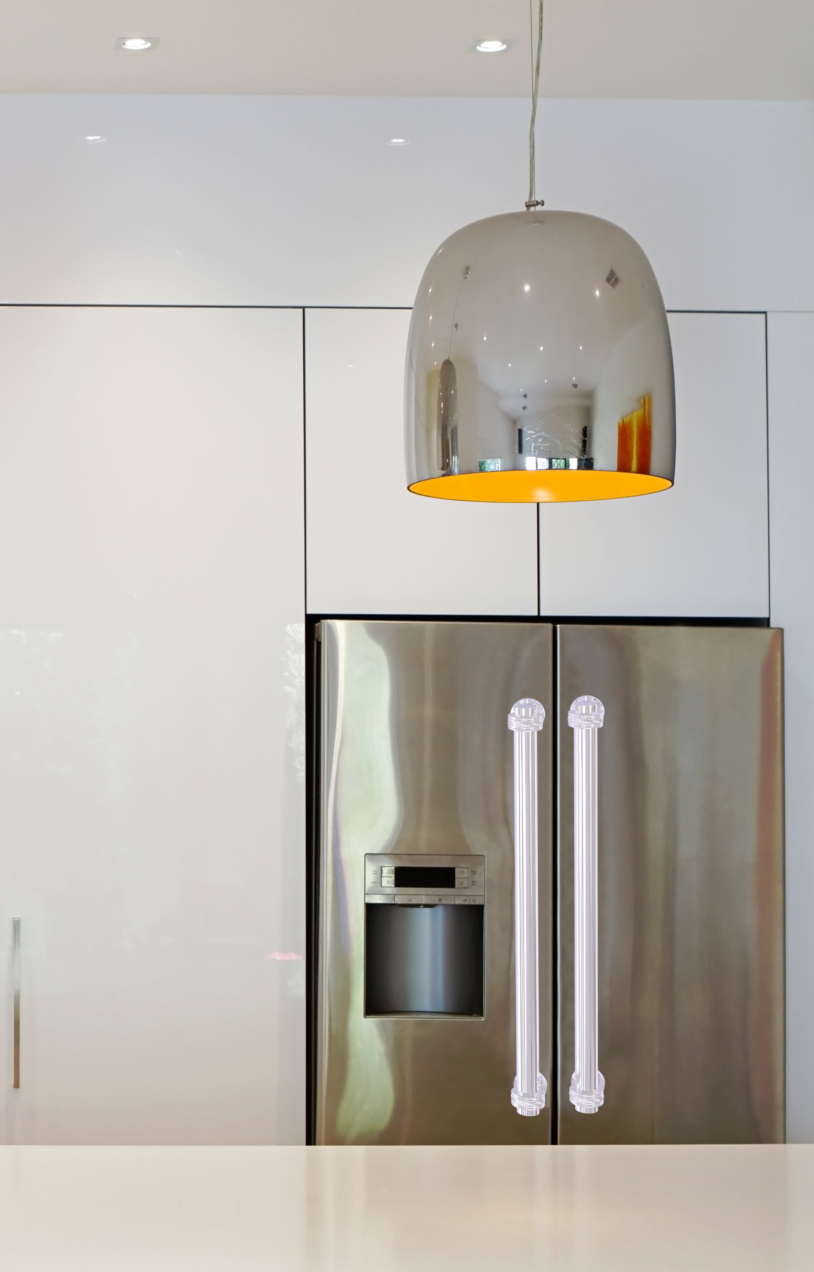 18" Refrigerator Pull - Contemporary - Major Kitchen Appliance Parts ...