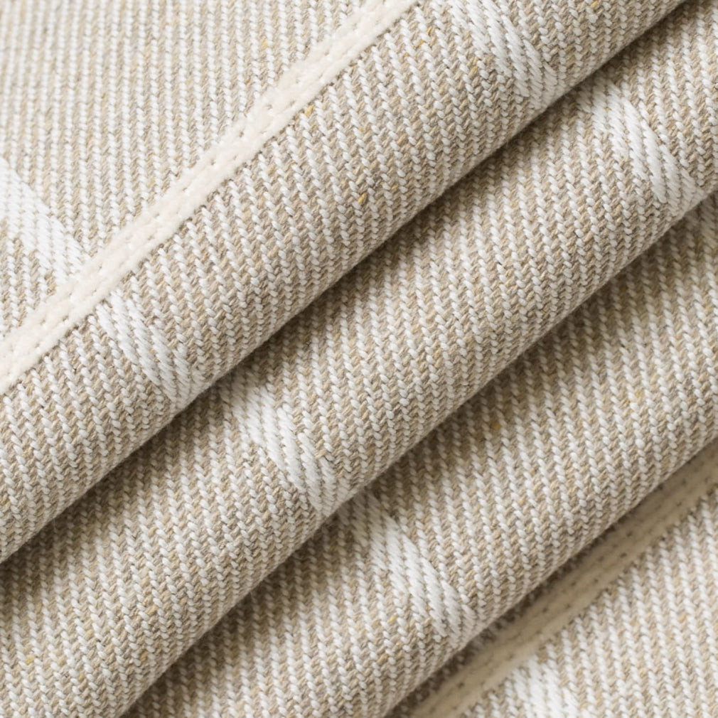 Natural Performance Plaid woven Upholstery Fabric by the Yard, By The ...