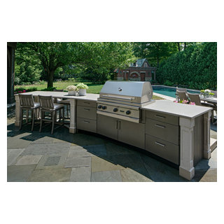 Gourmet Outdoor Kitchen - Transitional - Patio - Chicago - by Drury ...
