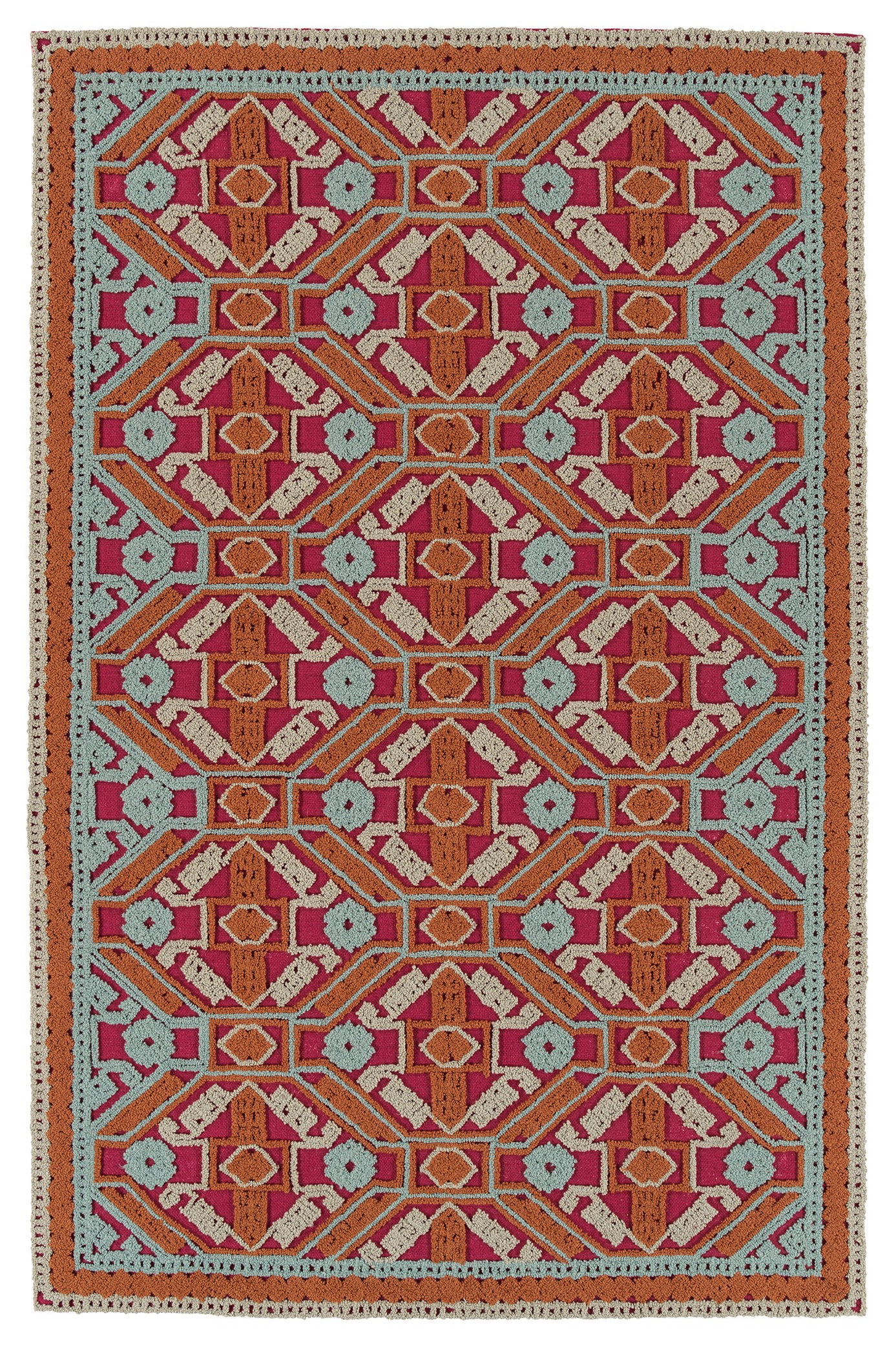 Kaleen IndoorOutdoor Midcentury Modern Ayrlies Garden Rug, 9'x12 ...