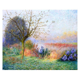 Emile Claus October Morning on the River Leie, 20"x25" Wall Decal ...