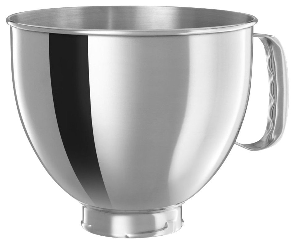KitchenAid K5THSBP 5 Quart Polished Stainless Steel Bowl with ...