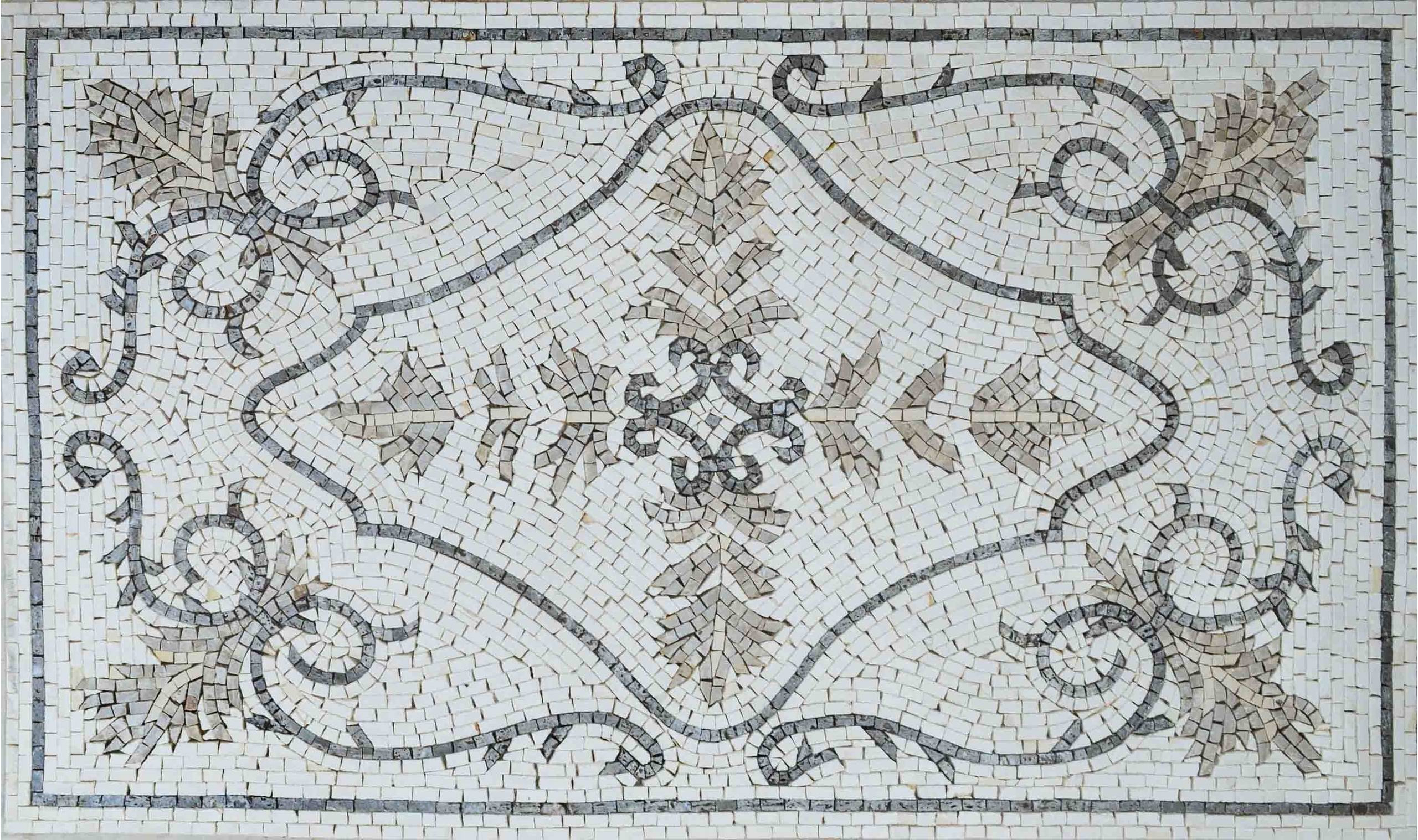 Decorative Mosaic Rugs, Pastels, 61" x 41" - Mediterranean - Tile ...