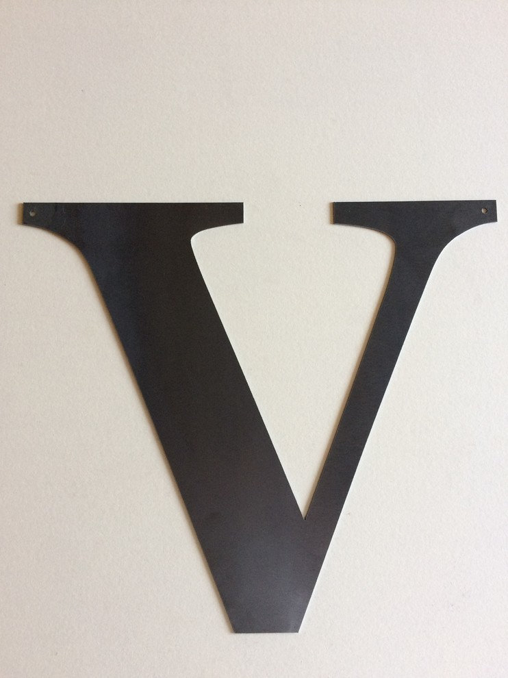 Rustic Large Letter "V", 24" - Contemporary - Wall Letters - by ...