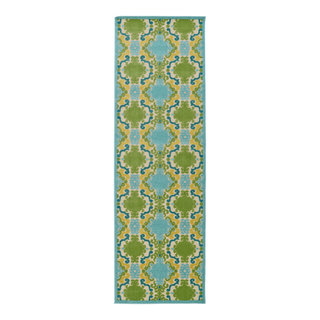 Kaleen A Breath of Fresh Air Collection Rug, Blue, 2'6"x7'10 ...