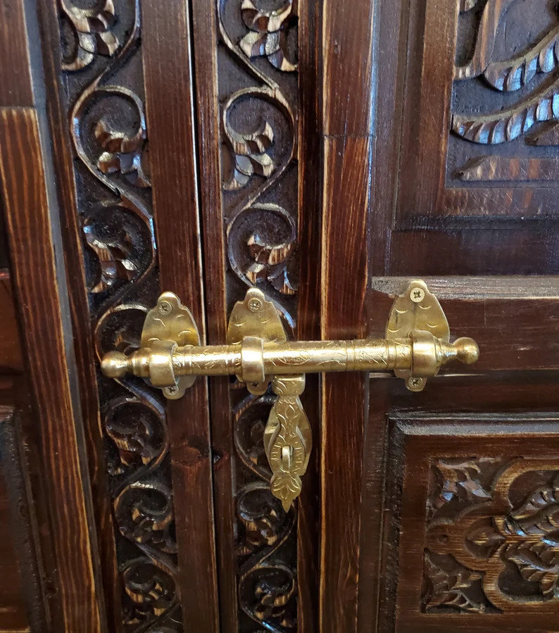 Amazing Moroccan Wooden Door All Carved, Kech - Mediterranean ...