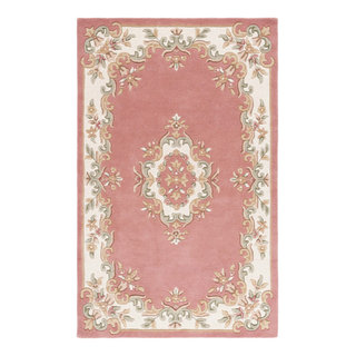Safavieh Aubusson Aub301U Traditional Rug, Pink/Ivory, 3'x5 ...