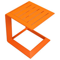 Leaf Side Table, White - Contemporary - Outdoor Side Tables - by Pangea ...