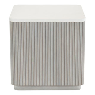 Bernhardt Colonnade Side Table, 24"W x 24"D x 24.5"H - Transitional ...