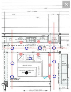 Recessed Potlight Placement in Kitchen | Houzz Forum