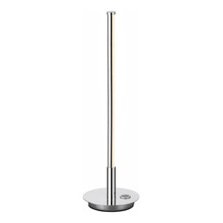 Keira 16.5" LED Integrated Table Lamp, Chrome - Table Lamps - by ...