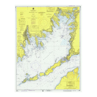 "Nautical Chart - Buzzards Bay ca. 1974" Paper Art, 19"x24 ...
