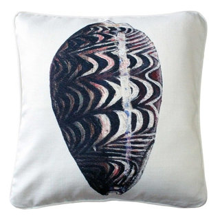 Tracy Upton Ponte Vedra Day Break Cowrie Throw Pillow, 20"x20", 20x20 ...