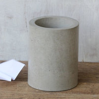 Concrete Waste Basket - Industrial - Wastebaskets - by Rough Fusion | Houzz