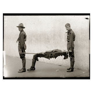 Boy Scouts Training Demonstration Print, 17" x 22" - Contemporary ...