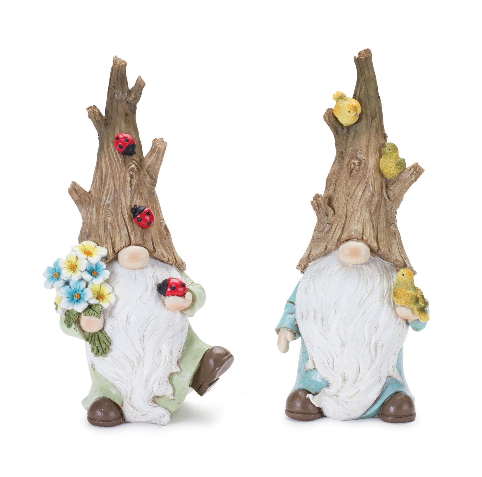 Gnome (2 Asst) 12.75"H Resin - Rustic - Decorative Objects And ...