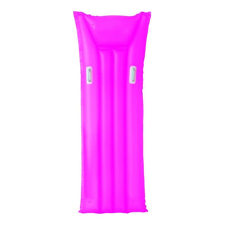 72" Neon Pink Inflatable Air Mattress Swimming Pool Raft Float with ...