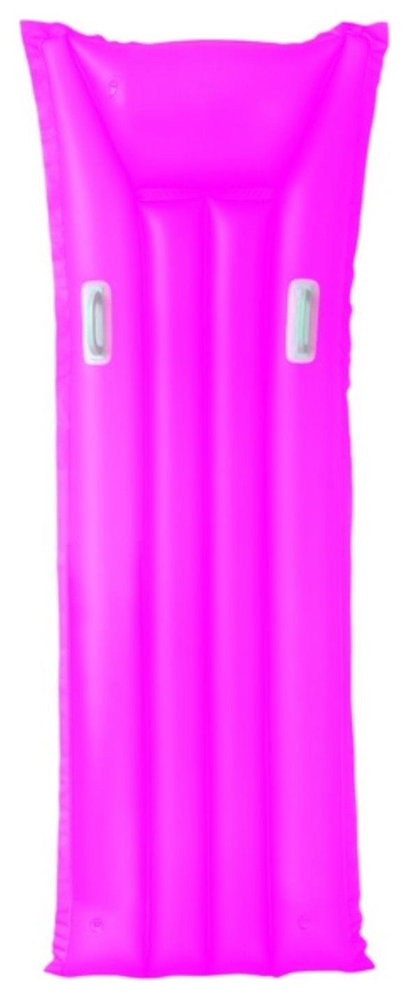 72" Neon Pink Inflatable Air Mattress Swimming Pool Raft Float with ...